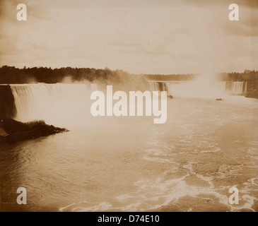 Photograph of Niagara Falls, capturing the iconic waterfall and ...