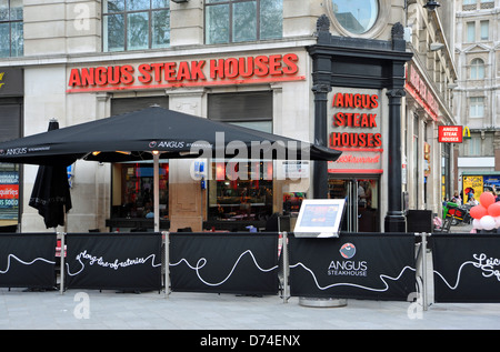 The Angus Steak House Leicester Square restaurant, London, UK Stock ...