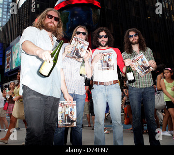 Ewan Currie, Sam Corbett, Leot Hanson, Ryan Gullen of The Sheepdogs The ...