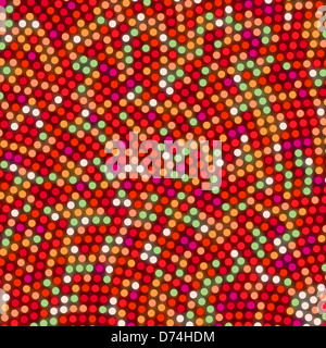 Abstract rounded pixel points mosaic background Stock Photo - Alamy