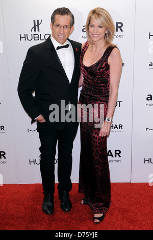 Paula Zahn and Kenneth Cole 2012 amfAR New York Gala at Cipriani Wall ...