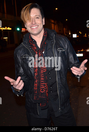 Andrew Stone Celebrity Big Brother 2012 re-union party held at Sugar ...