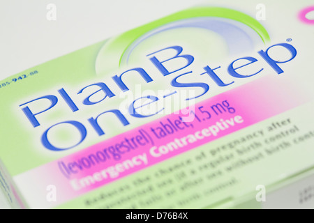 A Plan B (levonorgestrel) emergency contraceptive pill, also known as ...