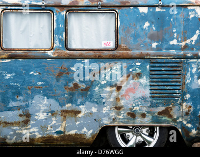 Rat style VW Volkswagen camper van Stock Photo - Alamy