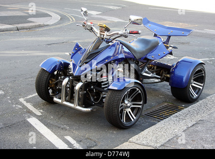 Smart road going quad bike parked on the streets of Plymouth, Devon ...