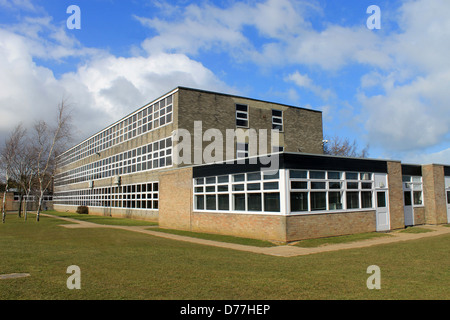 Exterior of secondary school building, Scarborough, England Stock Photo ...