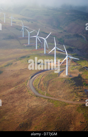 Wind Turbines of the Kaheawa Wind Energy Project, on the West Maui ...