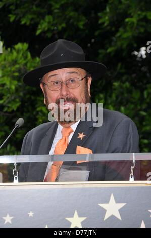 Shotgun Tom Kelly at the induction ceremony for Star on the Hollywood ...