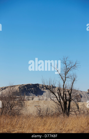 USA Oklahoma Picher Chat pile toxic by-product underground mining lead ...