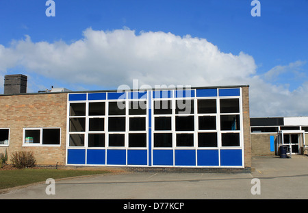 Exterior of secondary school building, Scarborough, England Stock Photo ...