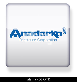 Anadarko Petroleum Corporation logo as an app icon. Clipping path ...