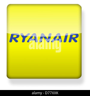 Ryanair logo as an app icon. Clipping path included Stock Photo - Alamy