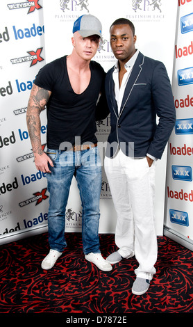 Blair Dreelan and Vaughan Bailey 'Loaded Magazine Summer Party' held at Platinum Lace London ...