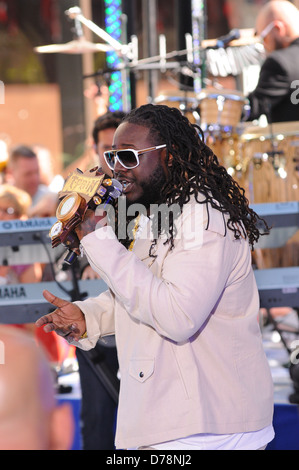 T--Pain performing at the Toyota Concert Series at the 'Today' show in ...