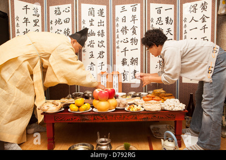 Jesa ( Jesa is a ceremony commonly practiced in Korea. ) in local place ...