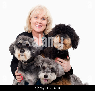 Horizontal medium studio portrait shot of handsome African American guy ...