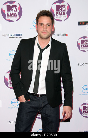 Geordie Shore at the MTV Europe Music Awards 2011 at the Odyssey Arena ...