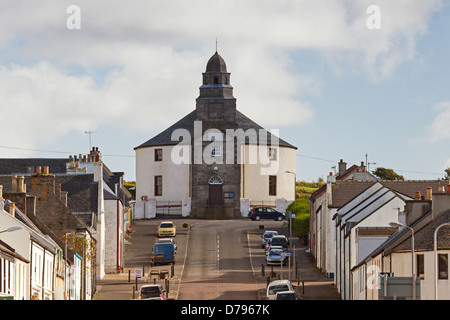 Killarow Parish Church (Round Church) at Bowmore on the Isle of Islay ...