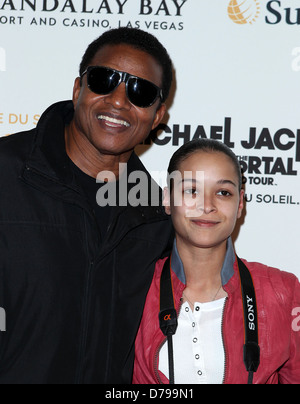 Jackie Jackson and daughter Brandi Jackson at the opening of Michael ...