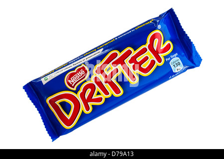 Close-up of a Drifter chocolate bar Stock Photo - Alamy
