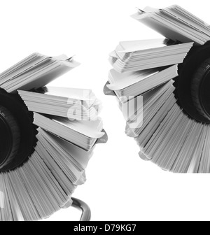 Rotary Card File Holders Stock Photo - Alamy