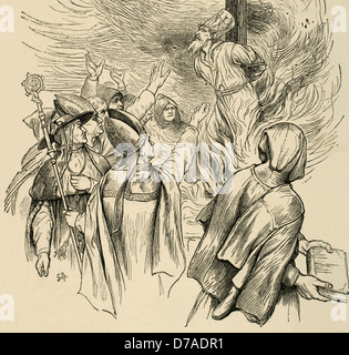 Burning of Jan Hus at the stake in Konstanz, 1415 Stock Photo - Alamy