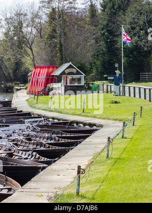 Rowing boat on River Esk, Whitby, North Yorkshire, England UK Stock ...