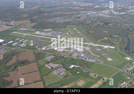 Aerial view of Reading Airport, Pennsylvania Stock Photo - Alamy