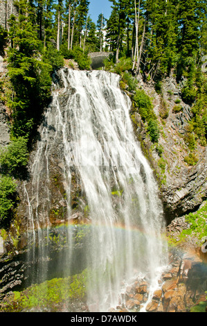 Narada Falls at Mt Rainier NP in WA Stock Photo - Alamy