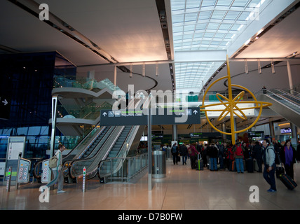 Inside Terminal 2 at Dublin Airport, Ireland Stock Photo - Alamy