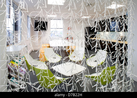 modern office kitchen and breakout area Stock Photo - Alamy
