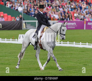 Andrew Nicholson Badminton horse trials England Gloucester UK May 2019 ...