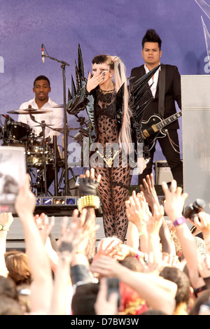 Lady Gaga performs at 'Good Morning America Presents Lady Gaga' at ...