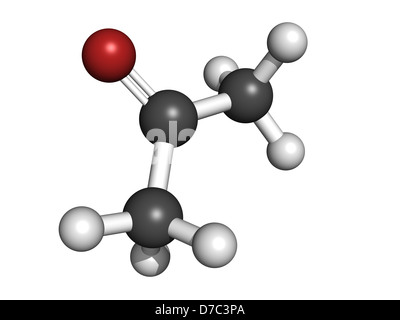 Acetone solvent molecule Stock Photo: 79457663 - Alamy