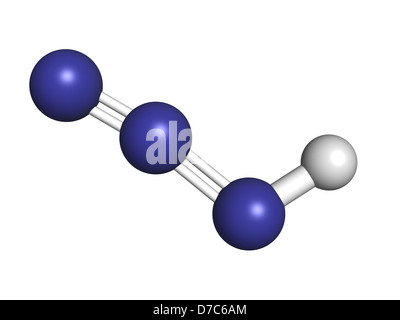Hydrazoic acid or hydrogen azide or azoimide is a compound with the ...