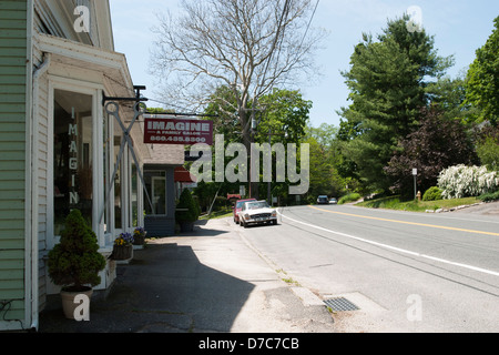 Main street, Salisbury town, Connecticut CT, New England, USA Stock ...