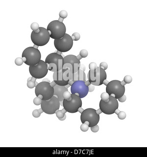 PCP drug molecule Stock Photo - Alamy