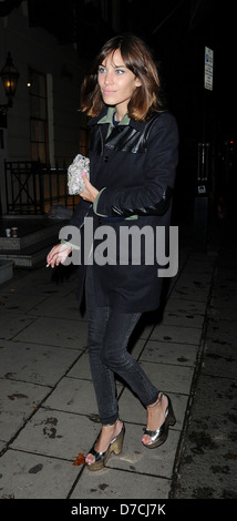 Alexa Chung Stella McCartney store Christmas Lighting London, England ...