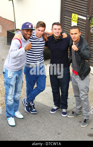 Derry Mensah, Andrew Merry, Charlie Healy and Ashley Baptiste of The ...