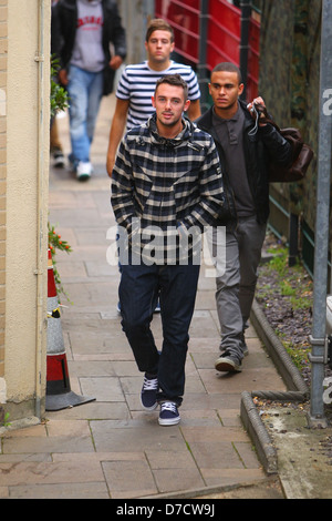 Derry Mensah, Ashley Baptiste, Charlie Healy of The Risk and Jordan ...