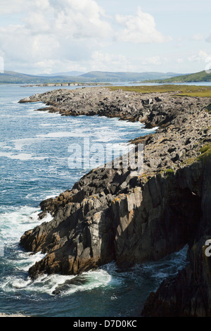 Rocks along the coast in dunmanus bay near durrus;County cork ireland ...