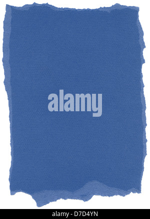 Texture UCLA blue fiber paper torn edges. Isolated on white background ...