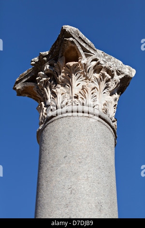 Ruined ancient column in Ephesus, Turkey Stock Photo - Alamy