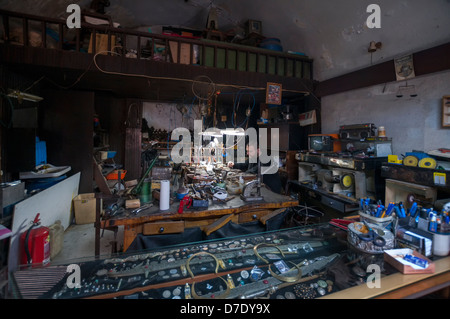 Silver jewelry workshop in Grand Bazaar,Istanbul,Turkey Stock Photo - Alamy