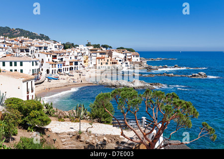 Village Calella de Palafrugell (Costa Brava, Spain) in wintertime Stock ...