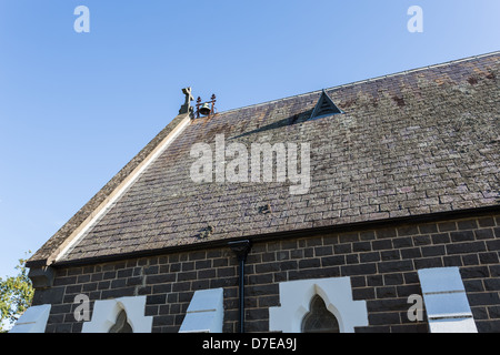 Brick quoining detail in St Mary's Anglican Church, Sunbury, Victoria ...