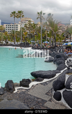 Lago Martianez swimming pool designed by artist Cesar Manrique in ...