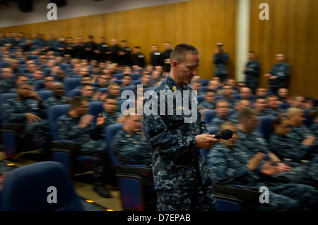 MCPON all-hands call Stock Photo - Alamy