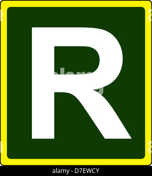 Primary route ring road sign Stock Photo - Alamy