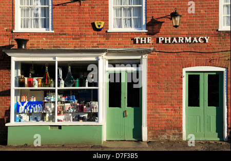 Burnham Market, Norfolk, 18th century shops and houses, England UK ...